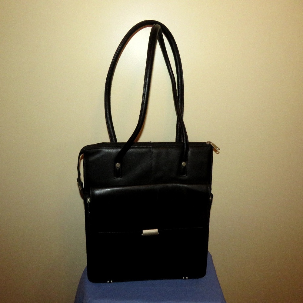 Wilson Leather Pelle Studio Large Briefcase Purse - Gem